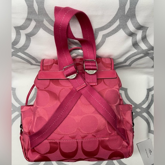 Bags | Vintage Nylon Coach Kyra Daisy Pink Backpack B1269 F16548 | Poshmark